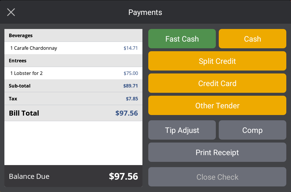 Apply a Voucher to a Check Support Center